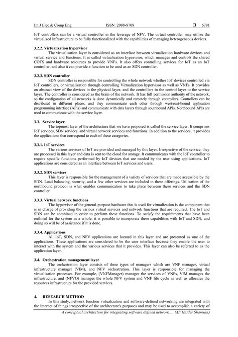 a conceptual architecture for integrating software defined network and