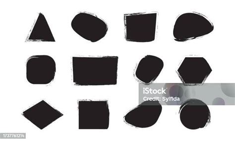 숯 모양 프레임 페인트 브러시 배너 분필 그런지 질감 얼룩 검은 테두리 석탄 스타일 벡터 그림 거친에 대한 스톡 벡터 아트 및