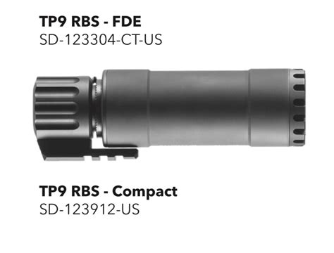 Bandt Mp9 Tp9 Rbs Compact Suppressor Axarms
