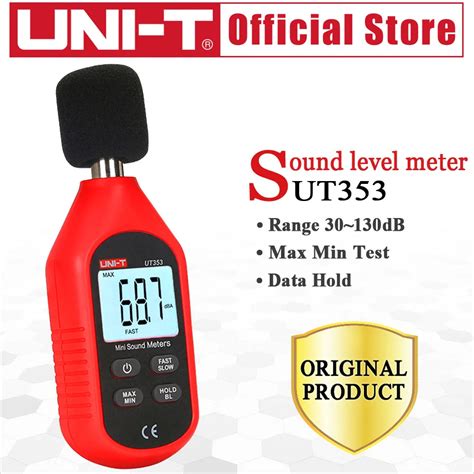 UNI T UT Mini Digital Sound Lever Meters DB Noise Decibel Monitoring Sampling Rate