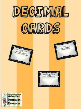 Decimal Matching Activity Decimals Matching Activity Babe Reading