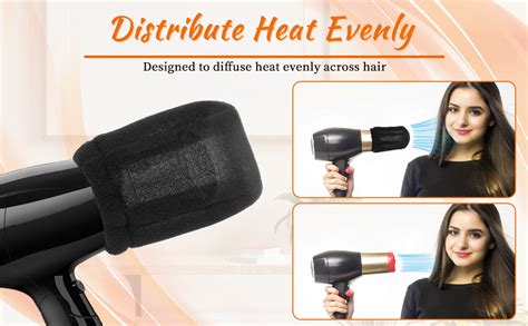 Dimeho 2pcs Hair Dryer Sock Diffuser Cover Sponge Hair