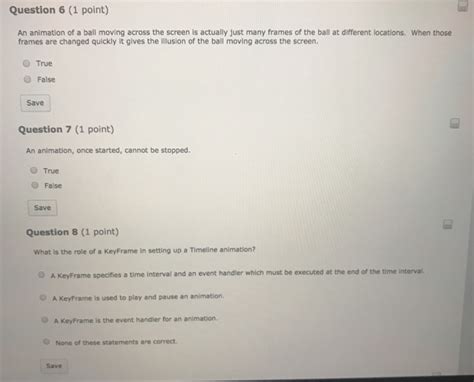 Solved Question 1 1 Point Which Of The Following