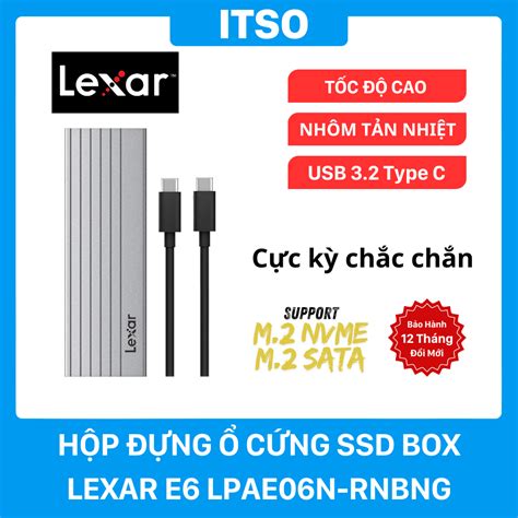 Hộp Đựng Ổ Cứng Ssd Box Lexar E6 Lpae06n Rnbng Tin Học Nguyễn Tài Cửa Hàng Trực Tuyến