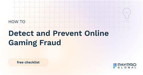 How To Prevent Online Gaming Fraud Detection And Security