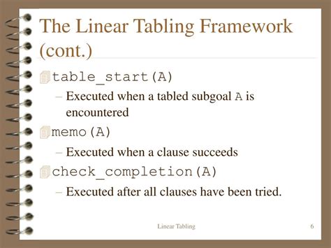 Ppt Tabled Prolog And Linear Tabling Powerpoint Presentation Free