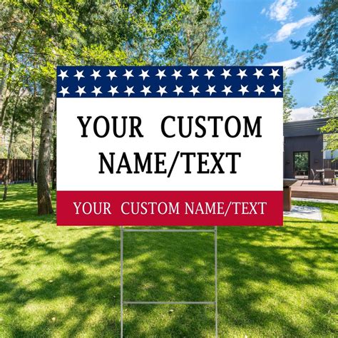 Custom Political Campaign Yard Sign 2024 Election Political Lawn Sign Sold By Gardener Harriet