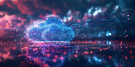 Illustration Of Hybrid Cloud Integration With On Premises