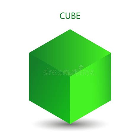Vector Cube With Gradients For Game Icon Packaging Design Or Logo Cube Illustration Isolated