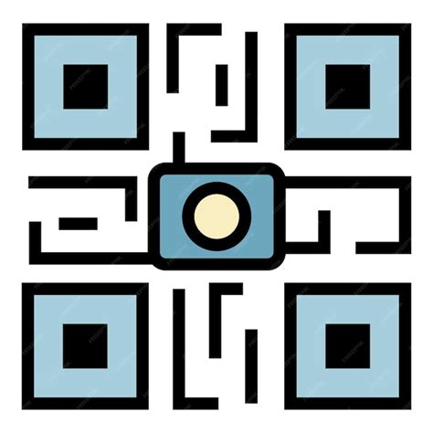 Premium Vector Qr Code Icon Outline Qr Code Vector Icon Color Flat Isolated
