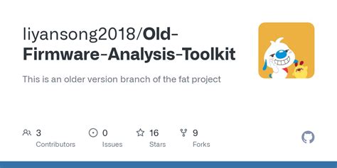 GitHub Liyansong2018 Old Firmware Analysis Toolkit This Is An Older Version Branch Of The Fat