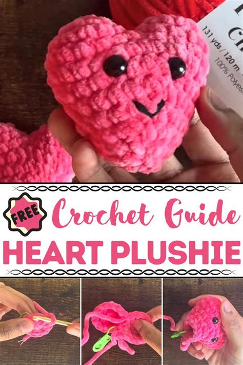 How To Crochet Heart Plushie Free Soft Toy Pattern Youll Adore