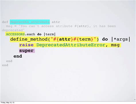 Deprecating Activerecord Attributes Without Making Zombies Ppt