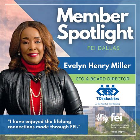 evelyn henry miller on linkedin many thanks to fei for this member