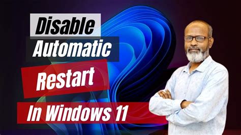 How To Disable Automatic Restart In Windows 11 Auto Restart Problem Windows 11 Youtube
