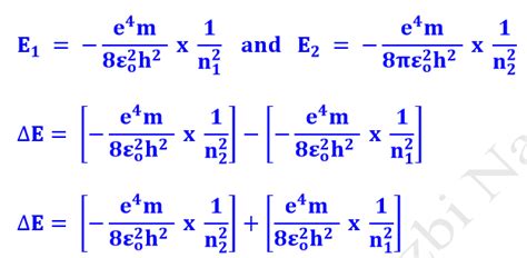 Chemistry By Inam Jazbi Derivation Of Radius Energy Energy