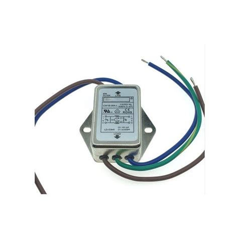 NETFILTER 10A 250V INLINE MET AANSLUITDRADEN