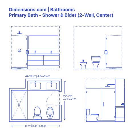 Bathroom Layout Clearances Dimensions And Drawings