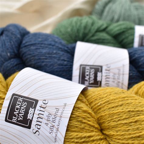 Samite Silk Blend British Knitting Yarn Made In Britain