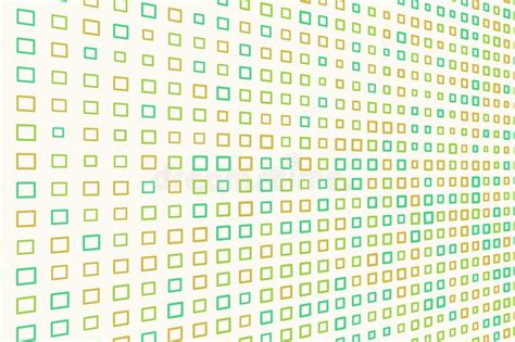 Abstract Conceptual Square Rectangle Pattern Style White Background And Art Stock Vector