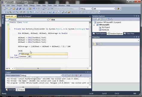 Vb Tutorial 05 Intro To Type Conversion And Mathematical Operations