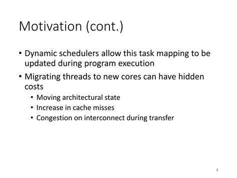 Ppt Migration Cost Aware Task Scheduling Powerpoint Presentation
