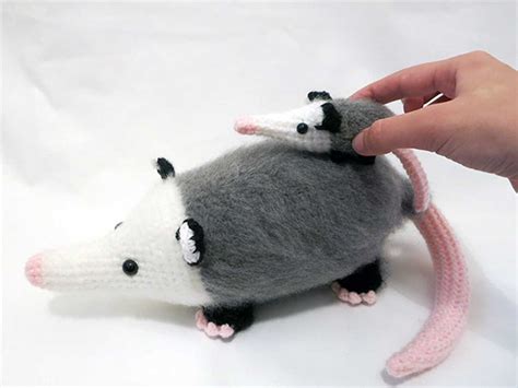 Knit Your Own Opossum With This Simple Pattern