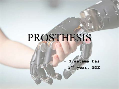 Prosthesis Pptx Dental Health Diseases And Conditions