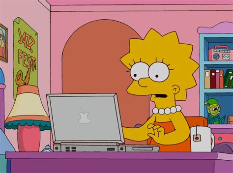 Lisa Simpson Laptop Blank Template Imgflip