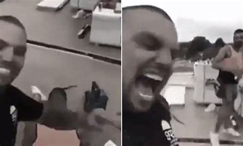 Tradesmans Prank Backfires As He Is Shot In The Arm With A Nail Gun
