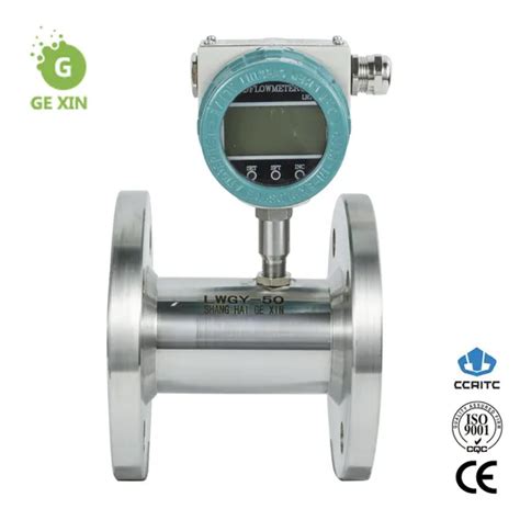 Rs485 Modbus Rtu Communication Water Liquid Nitrogen Turbine Flow Meter Flow Meter And Turbine