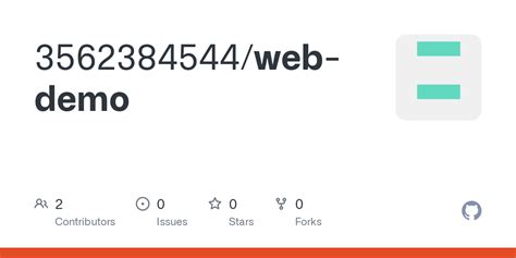 Github 3562384544web Demo
