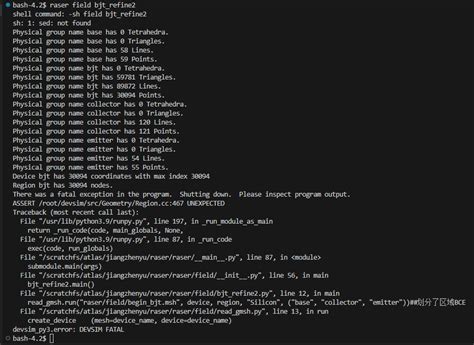 The Continuity Equation Does Not Converge Devsim Tcad