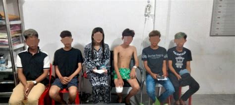 ឃាត់មុខសញ្ញាគាស់ផ្ទះ លួចសម្ភារៈ ប្រុសស្រី ៦នាក់ នៅចំណុចបន្ទប់ជួលភូមិ៤ សង្កាត់លេខ៤ ក្រុង