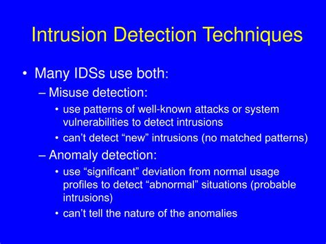 Ppt Intrusion Detection Powerpoint Presentation Free Download Id