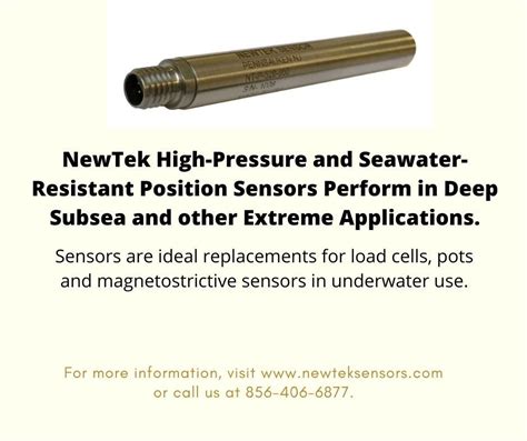 Newtek Sensor Solutions On Linkedin Subsea Water