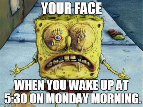 Spongebob Tired Imgflip