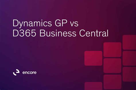 Dynamics Gp Vs Dynamics 365 Business Central Patti Schreiber