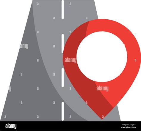 Location In Road Pointer Gps Map And Navigation Vector Illustration Stock Vector Image And Art Alamy