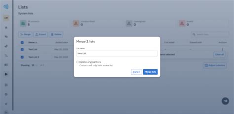 Merging Contact Lists Sinch Messagemedia