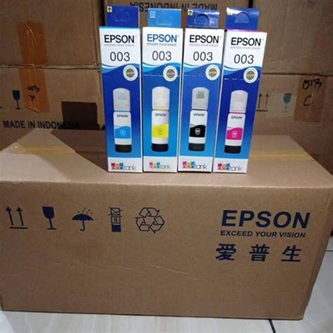 Tinta Epson 003 1 Dus Mixcyanmagenta Yellowblack Lazada Indonesia