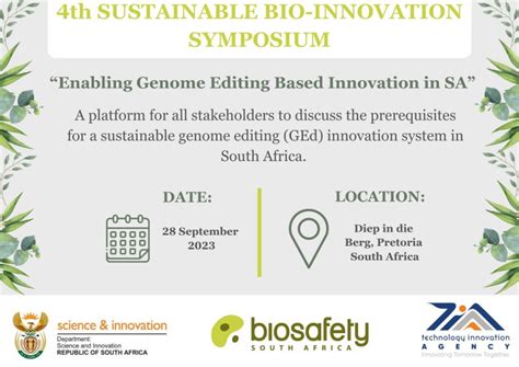 Priyen Pillay On Linkedin Dear Colleagues Registration For The 4th Sustainable Bio Innovation