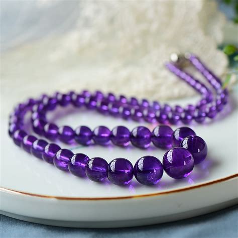 Natural Amethyst Necklace Heart Of Gemstone