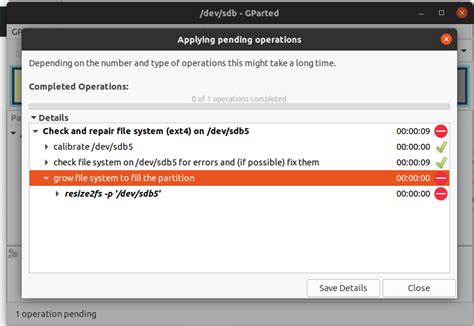 Dual Boot Red Exclamation After Extending Ubuntu Partition Ask
