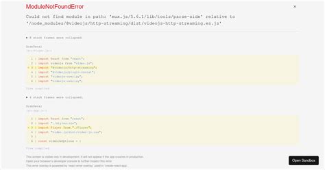 videojs test forked codesandbox