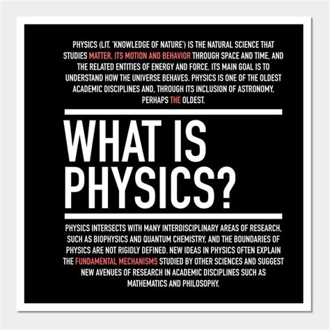 Physics Defined Physics Teacher By Hidden Verb Physics Teacher Physics What Is Physics