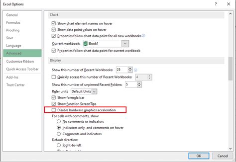 Disable Hardware Graphics Acceleration In Excel At Frank Keith Blog