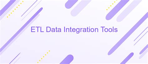 Etl Data Integration Tools Apix Drive