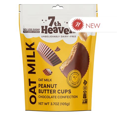 7th Heaven Pouch Peanut Butter Oat Milk Chocolate Cups 3 7oz