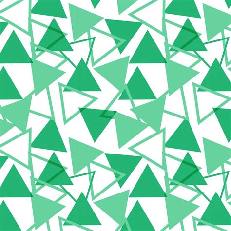 Pattern With Green Triangles Vector 20271417 Vector Art At Vecteezy
